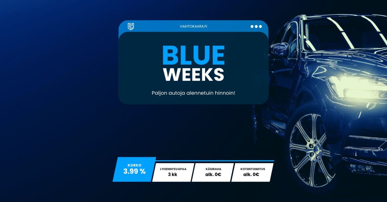 Mustat viikot ovat nyt siniset – Vaihtokaaran Blue Weeks on täynnä ...
